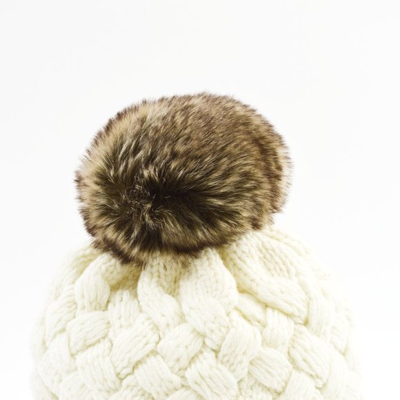 J. Crew | Accessories | J Crew Knit Pompom Hat 2349 | Poshmark